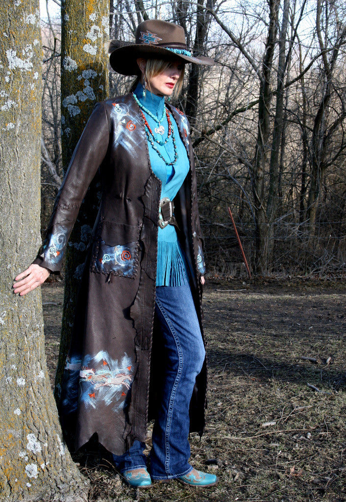 Chocolate Rough Edge Buckskin Duster – Meredith Lockhart Collections